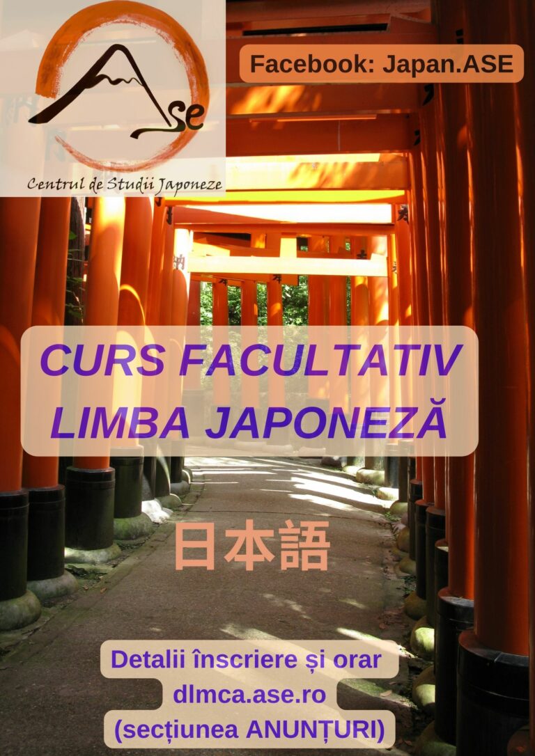 Centrul de Studii japoneze ase – Academia de Studii Economice din ...